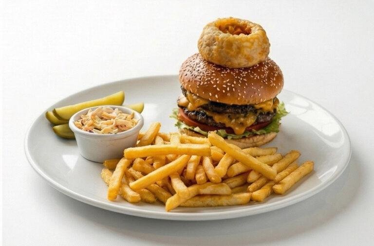 The Heritage Double Cheddar Burger Deluxe: A Full Pound of Flavor